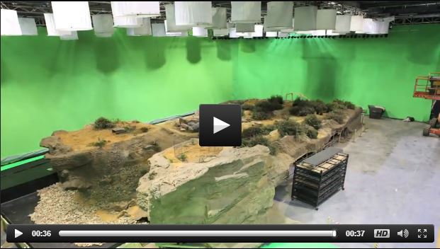 Time lapse video of the construction of Oddball set - Docklands Studios